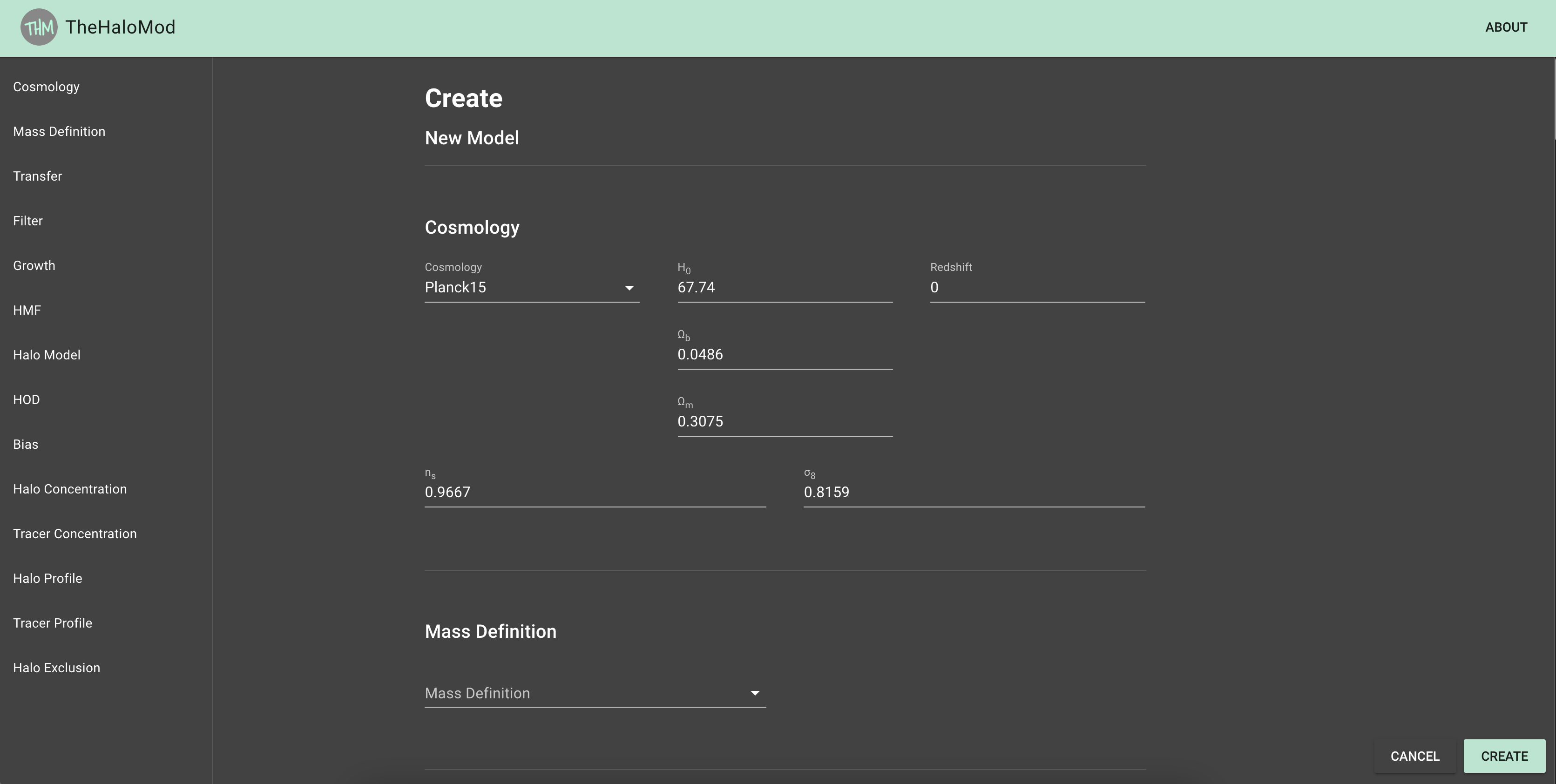 Color Scheme / Theme · Issue #106 · halomod/TheHaloMod-SPA · GitHub