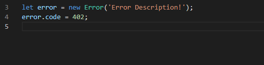 JavaScript IntelliSense "Error" class suggestions didn't provide code ...