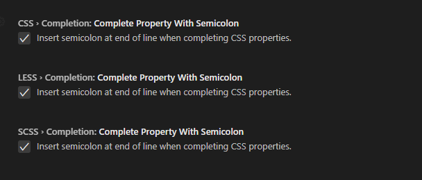 Add semicolon completion for JavaScript/TypeScript like CSS · Issue ...