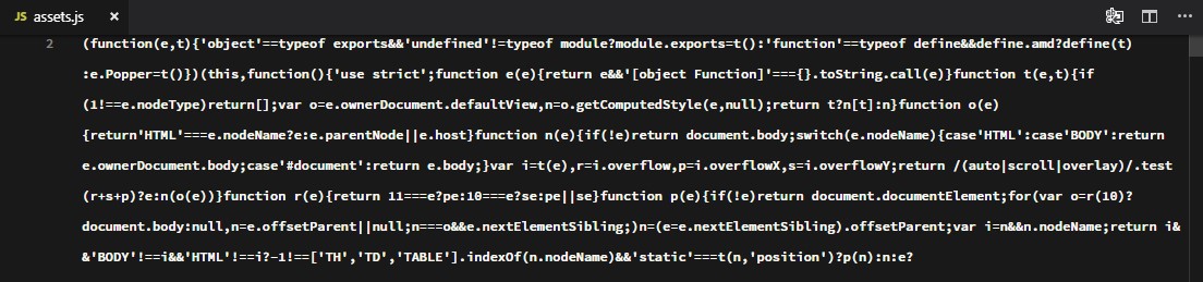 Wordwrap setting not apply on assets & resources & big & .pug files · Issue #75150 · microsoft ...