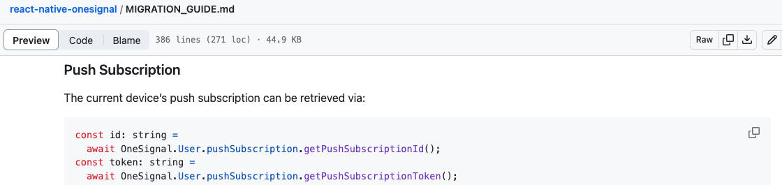 [Bug]: 5.0.0 types · Issue #1540 · OneSignal/react-native-onesignal · GitHub