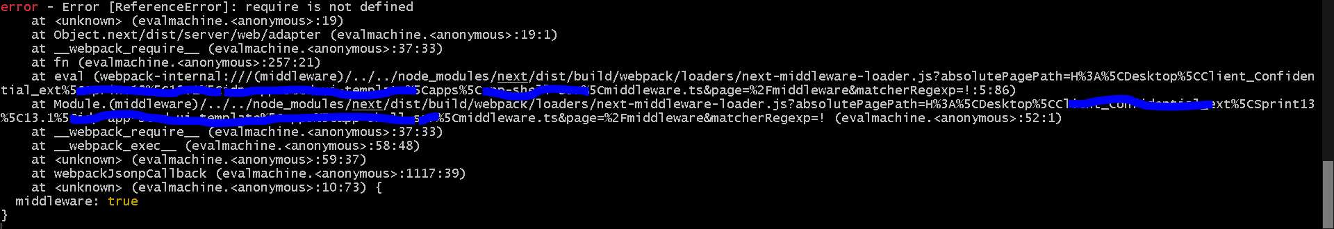 Issues when using middleware with custom express server · Issue #13150 · nrwl/nx · GitHub