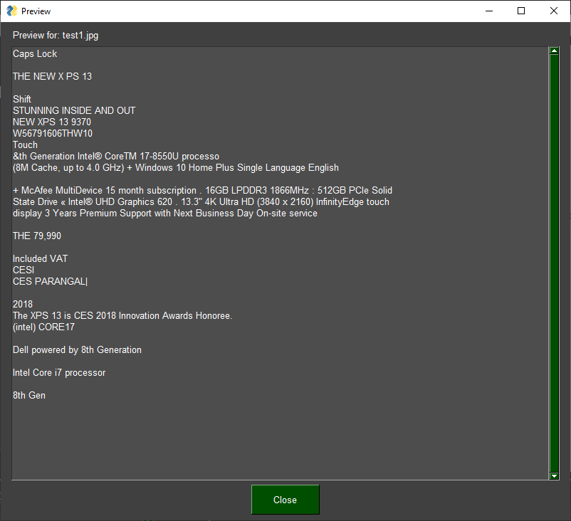 GitHub - CrissBlack/OCR_text_extraction_from_images