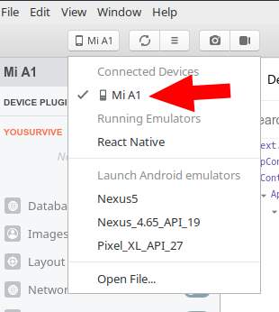 React Dev Tools does not connect the device · Issue #1000 · facebook/flipper · GitHub