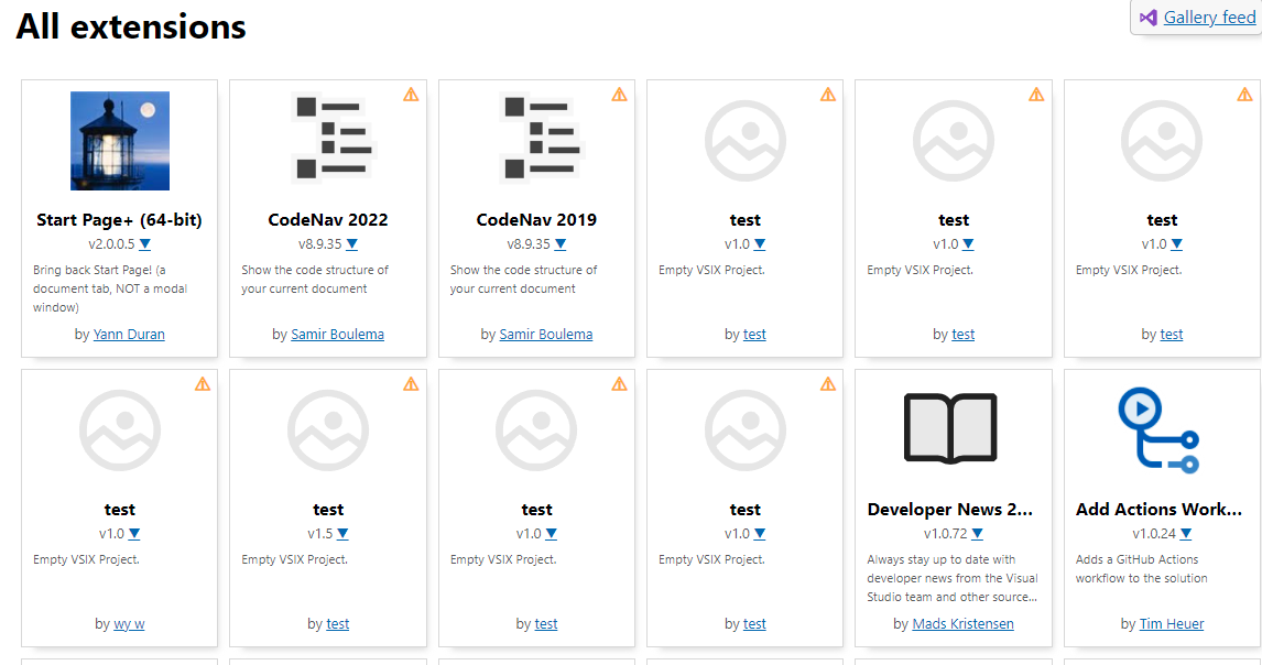 Reporting issues with submissions · Issue #38 · madskristensen/VsixGallery · GitHub
