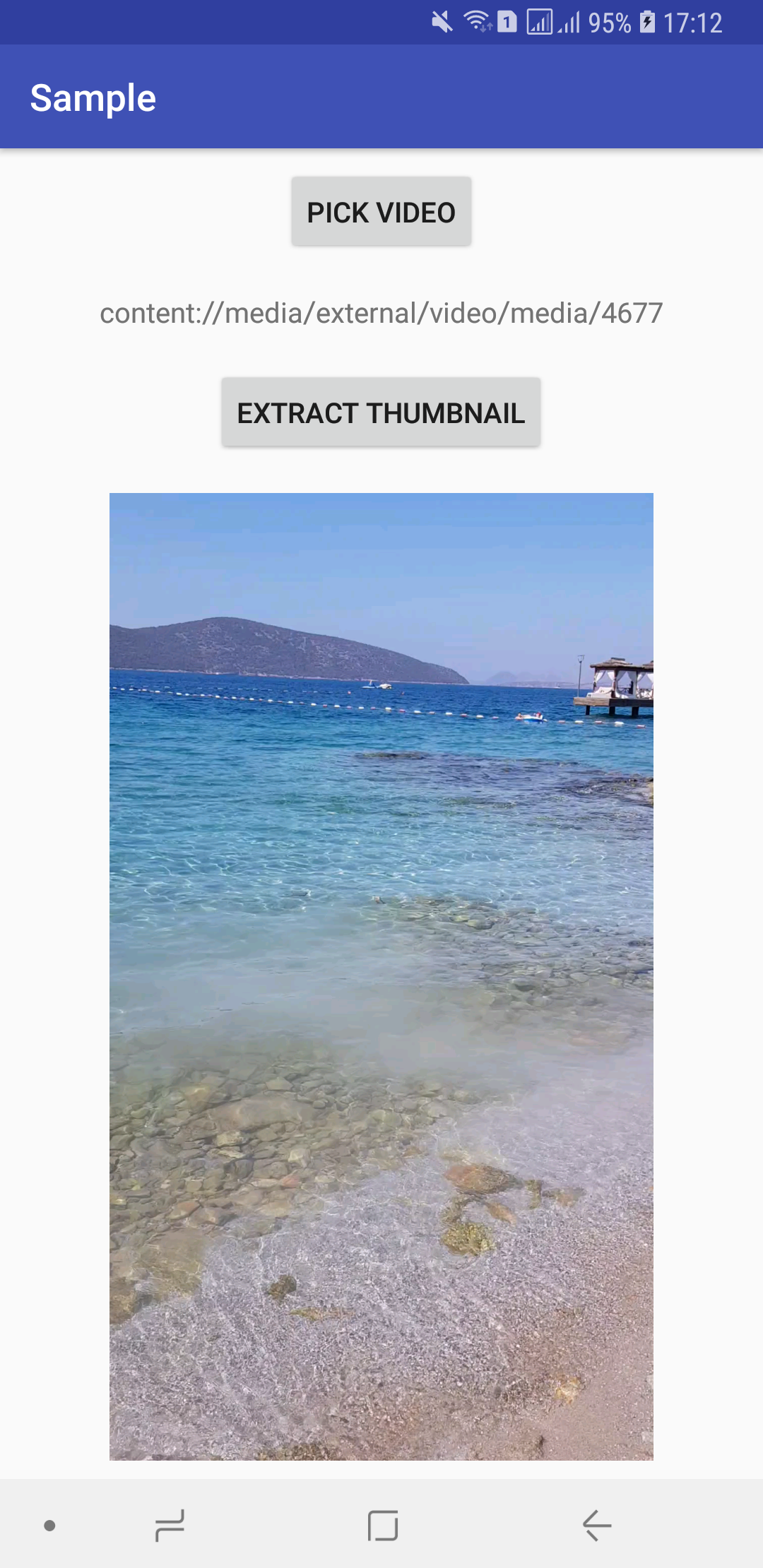 GitHub - MLSDev/VideoThumbnailExtractor: Pick image frame from video using LiveData component
