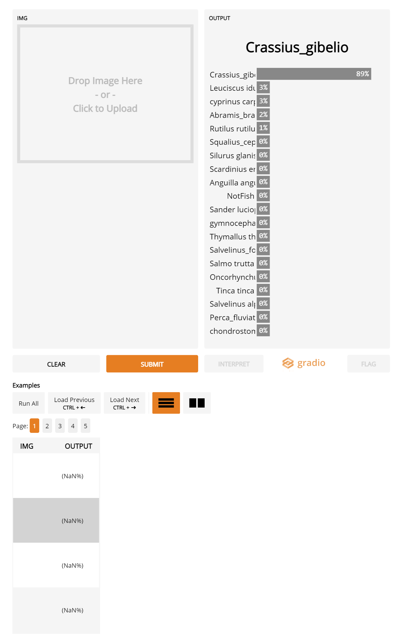 Example labels showing up as NaN when "Run all" · Issue #157 · gradio-app/gradio · GitHub
