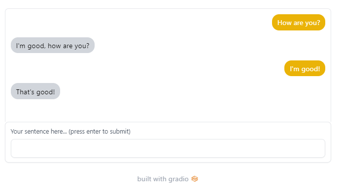 Improving user experiencer in chatbot v2.8.1 · Issue #681 · gradio-app/gradio · GitHub