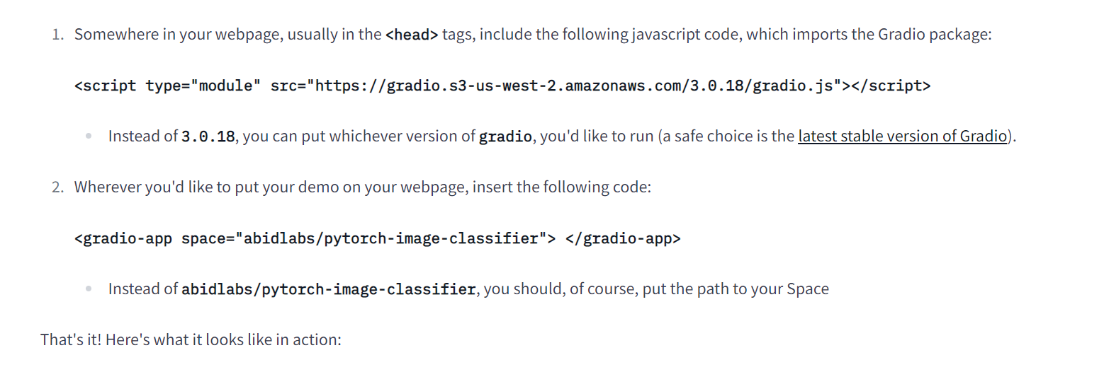 Embedding Gradio Demos Guide Not Rendering Correctly 路 Issue 1793 4573