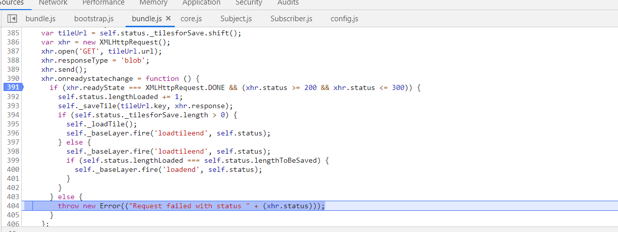 ERROR Error: Request failed with status 200 · Issue #25 · allartk/leaflet.offline · GitHub