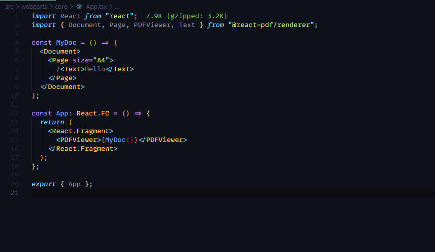 PDFViewer and PDFDownloadLink nor working in SPFX (SharePoint React) project · Issue #1385 ...