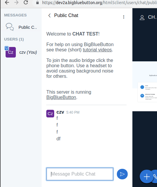 Chat not updating messages · Issue #6121 · bigbluebutton/bigbluebutton · GitHub