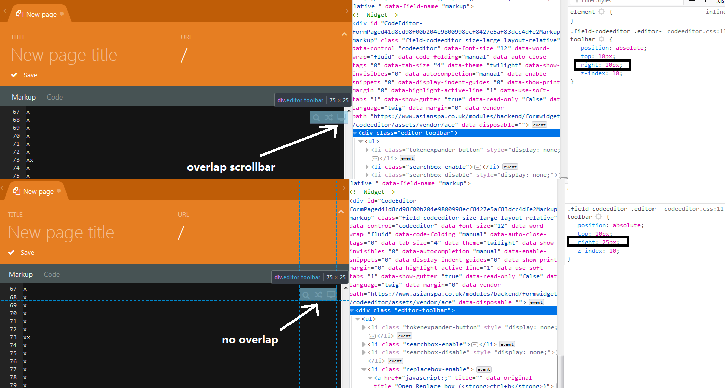 Fix Scrolling bug · Issue #3542 · octobercms/october · GitHub