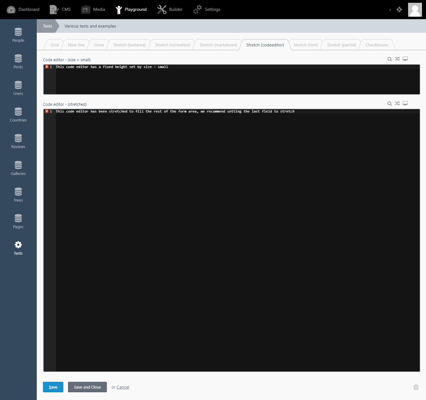 Field option "stretch: true" causes overflow / doesn't work for rich editor · Issue #2303 ...