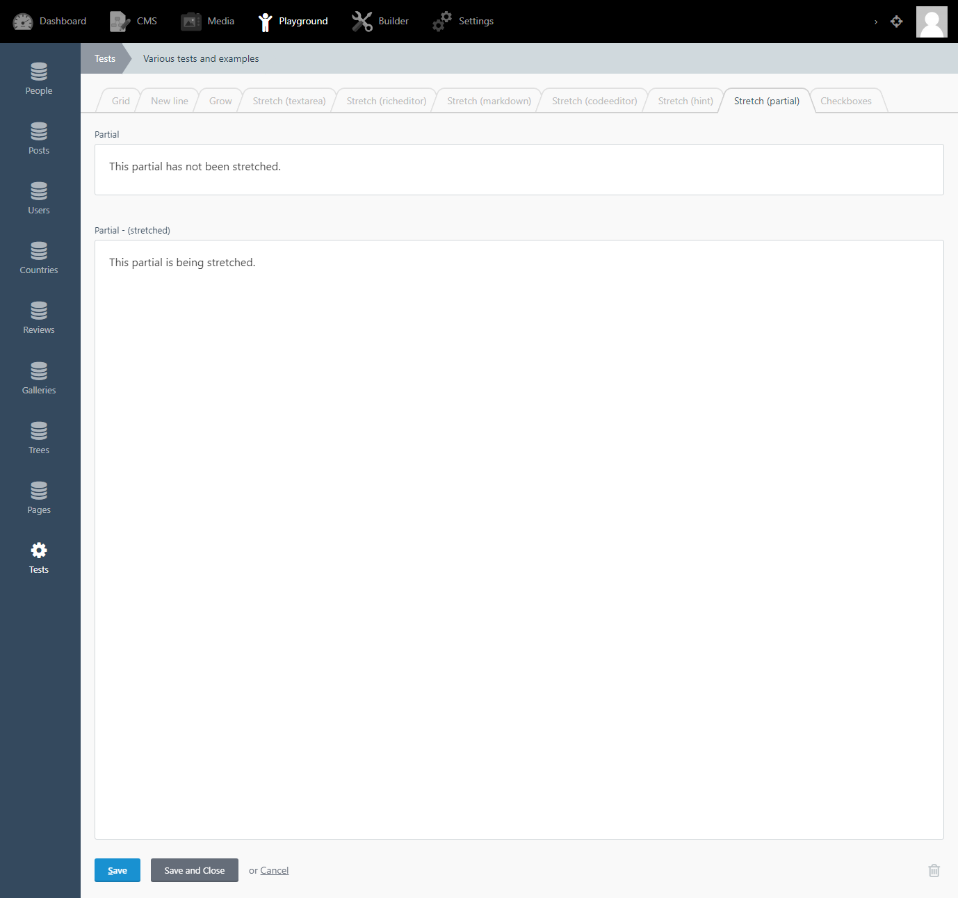 Field option "stretch: true" causes overflow / doesn't work for rich editor · Issue #2303 ...