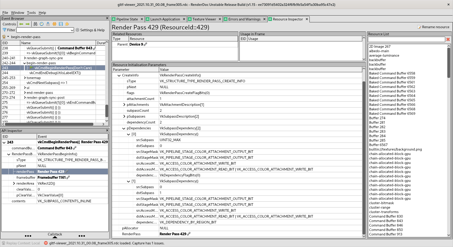 Synchronization Validation Has False Positive For Multiple Subpasses · Issue 3493