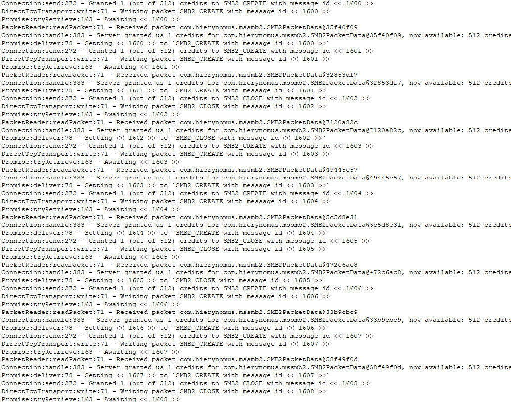 Is it necessary to display the logs about: "received packet and "Server granted...."? · Issue ...