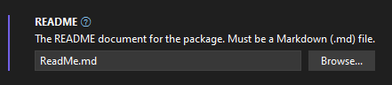 Add readme.md to the csproj file fails due to a syntax error · Issue #9032 · dotnet/project ...