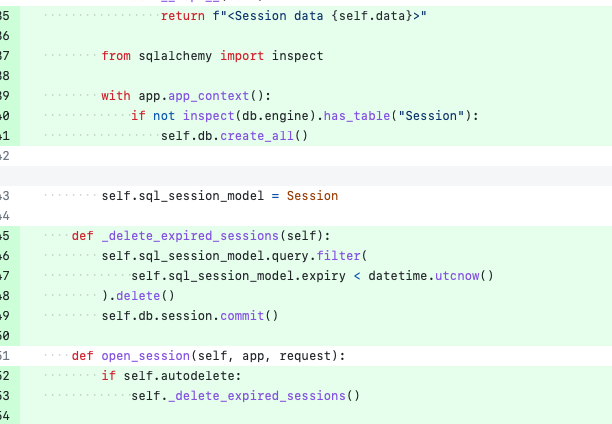 Can't reset sessions table between tests · Issue #175 · pallets-eco ...