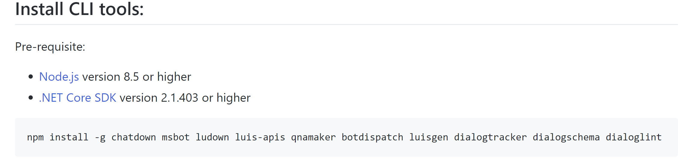 Install CLI tools - Dialogtracker · Issue #1105 · microsoft/botbuilder-tools · GitHub