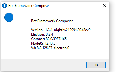 Composer keeps adding WelcomeUser LG template even though I have one in my common.lg file ...