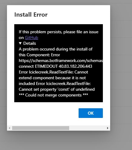 Can't install any packages, error const · Issue #7023 · microsoft ...