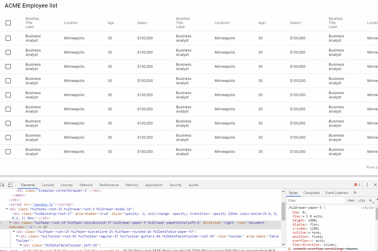 Responsive Width · Issue 1026 · Gregnbmui Datatables · Github 