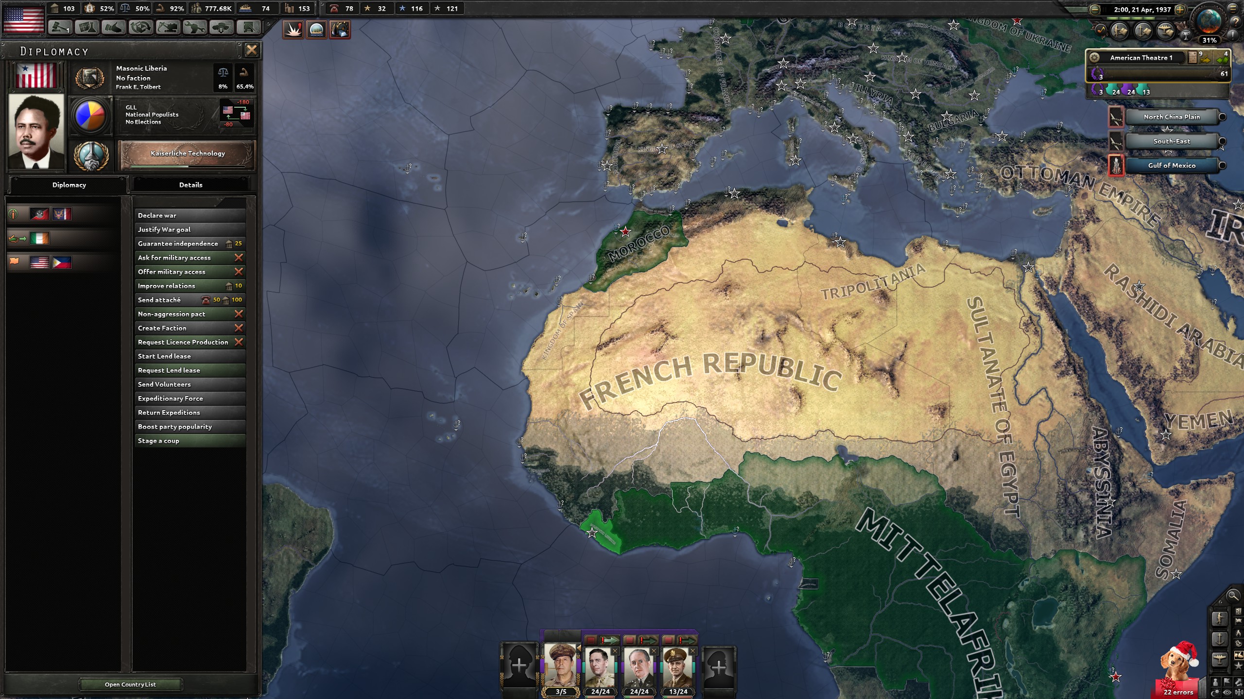 War with Germany over Liberia that wasn't in the Reichspakt · Issue ...