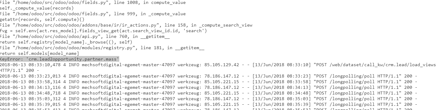 KeyError: 'crm.lead2opportunity.partner.mass' · Issue #25222 · odoo/odoo · GitHub