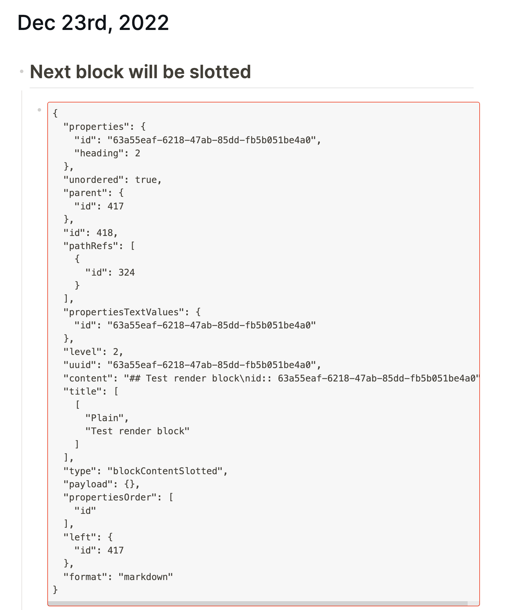 onBlockRendererSlotted hook is not working · Issue #7518 · logseq/logseq · GitHub