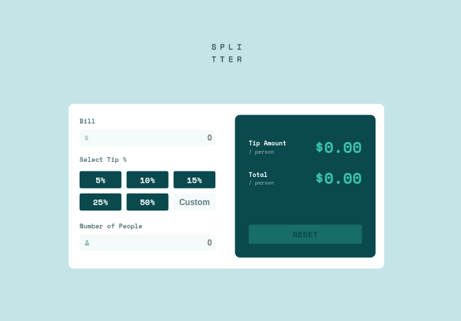 GitHub - aligjahed/FEMC_Tip-Calculator: Tip-Calculator Frontend Mentor challenge