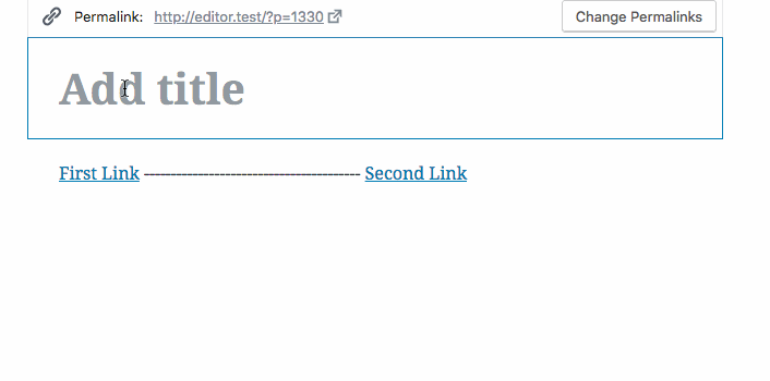Link Dialog: "Add Link" doesn't reposition when changing between ...