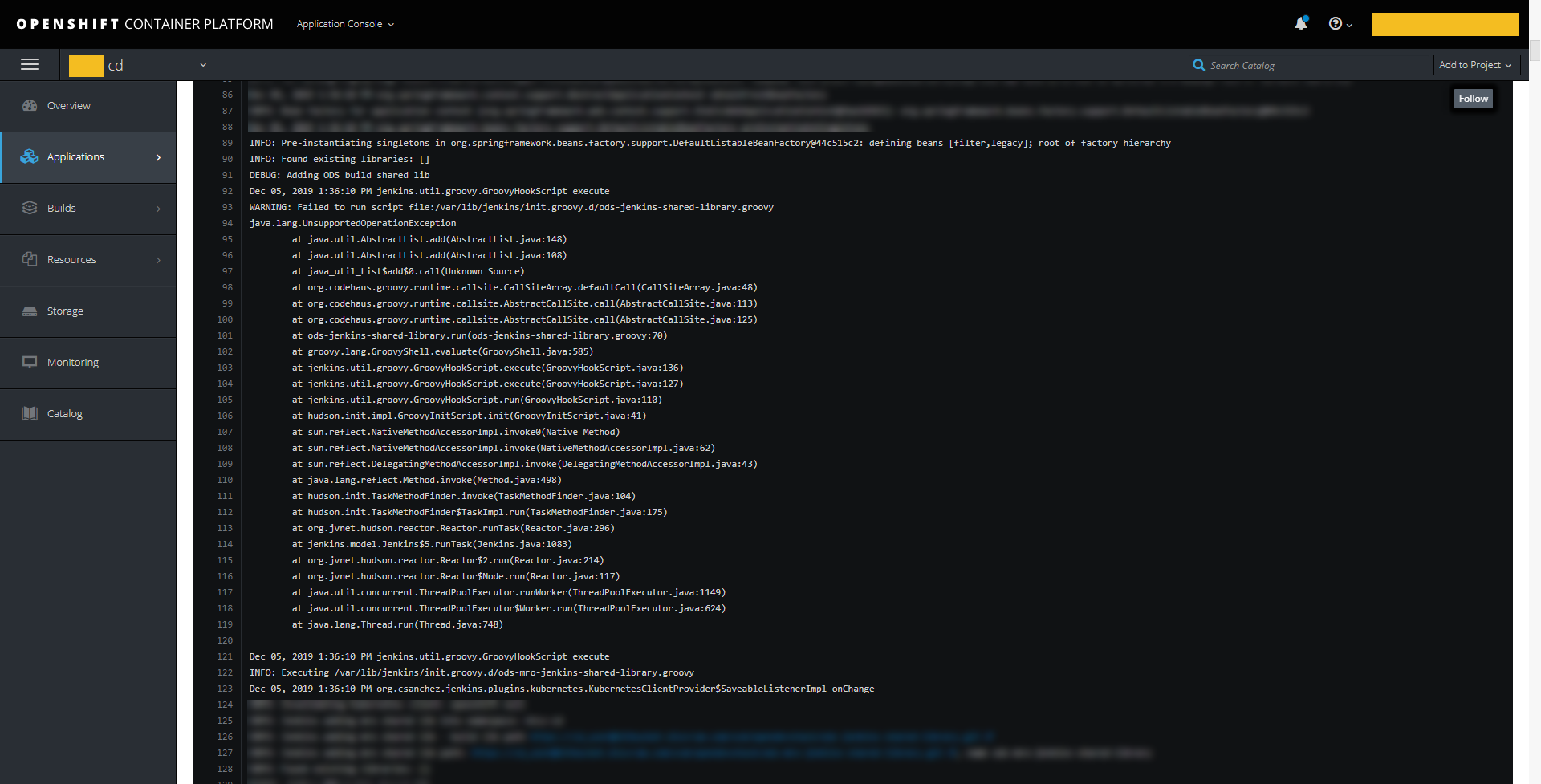  bug Failed To Run Script File Ods jenkins shared library groovy 
