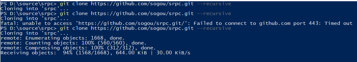 windows下编译问题 · Issue #115 · sogou/srpc · GitHub