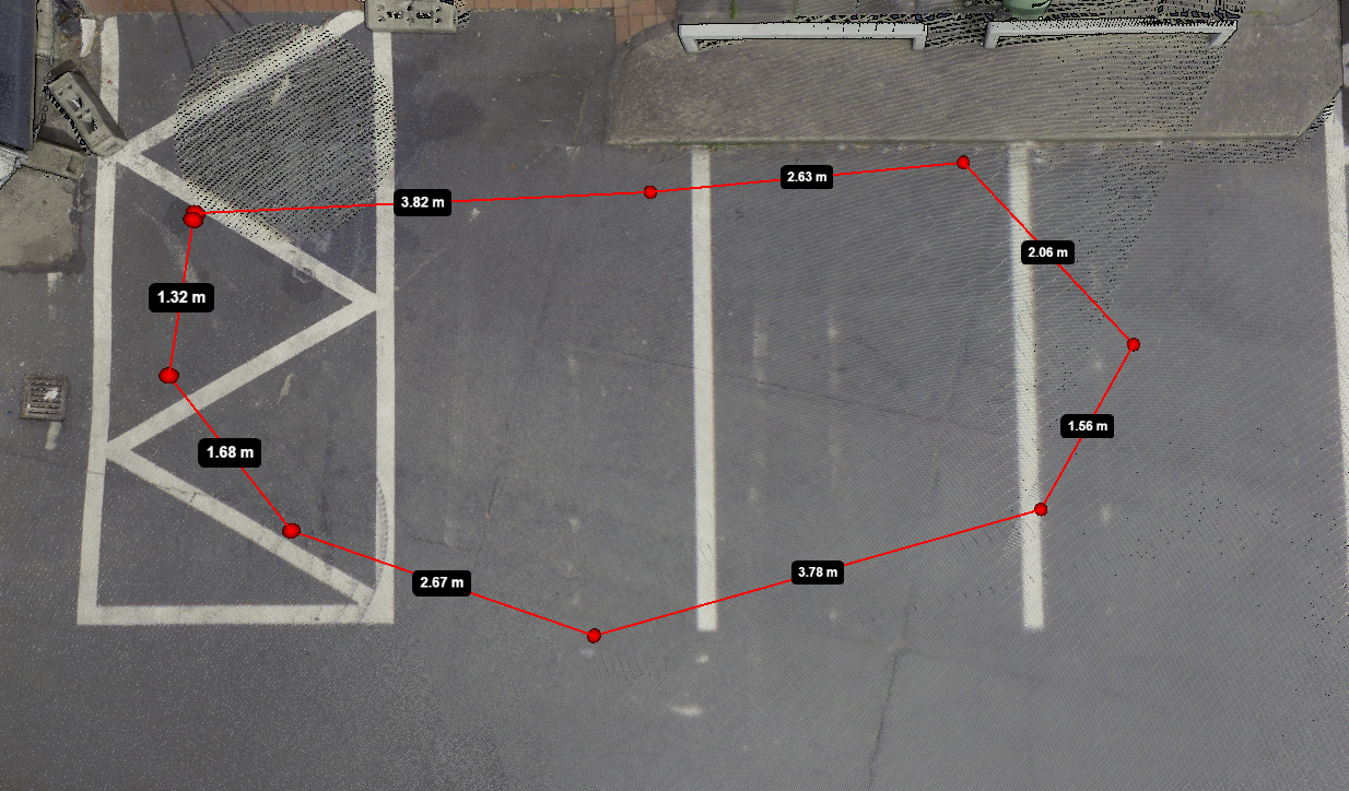 Calculate the sum of measurements · Issue #1199 · potree/potree · GitHub