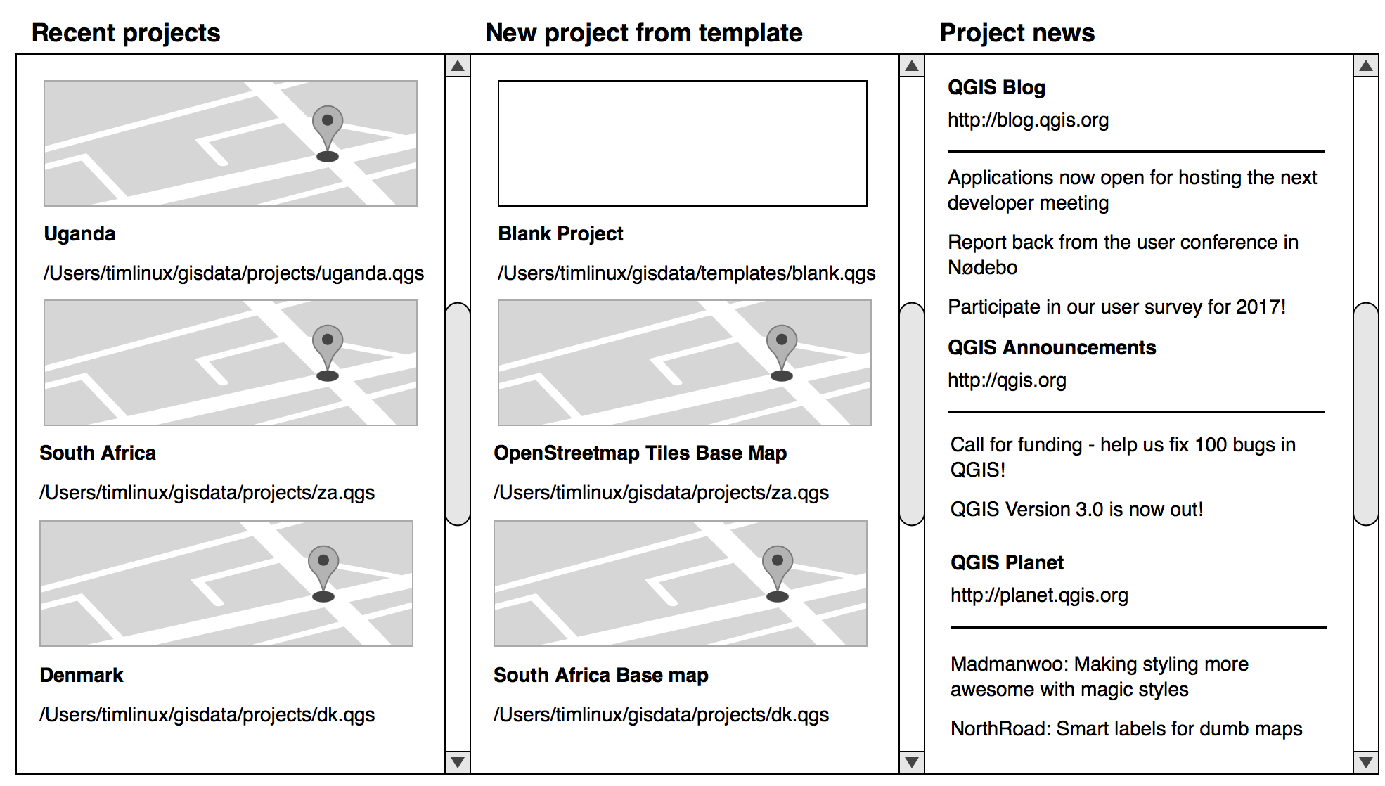 Welcome page improvements · Issue #102 · qgis/QGIS-Enhancement-Proposals · GitHub