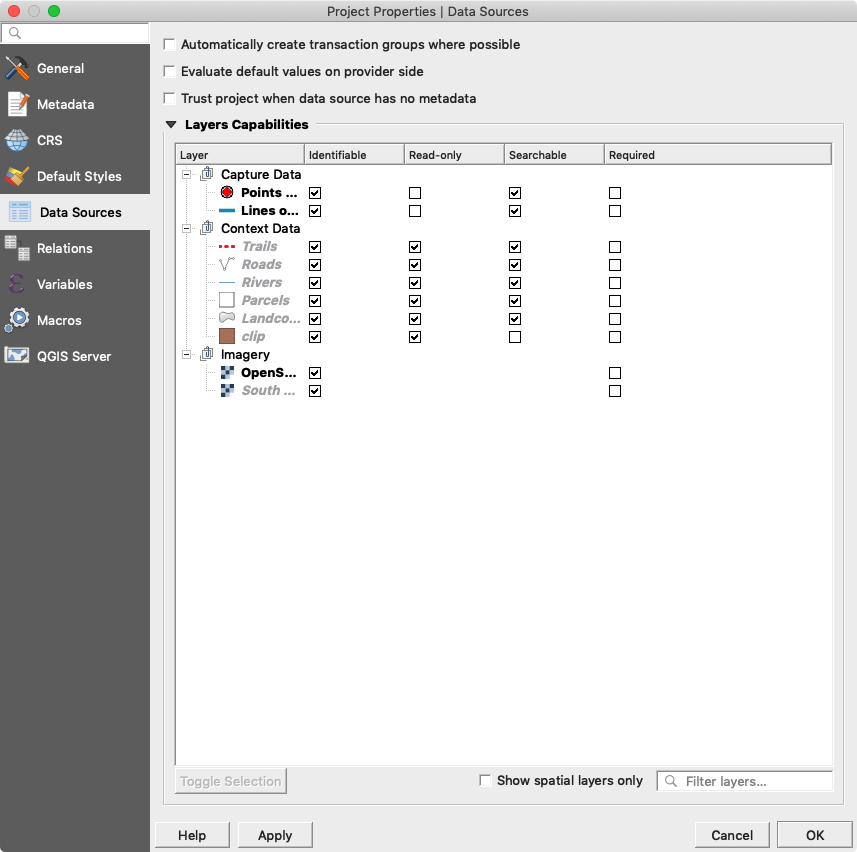 Read Only Layers Not Respected For Survey Layer Listing · Issue 141 · Merginmaps Mobile · Github