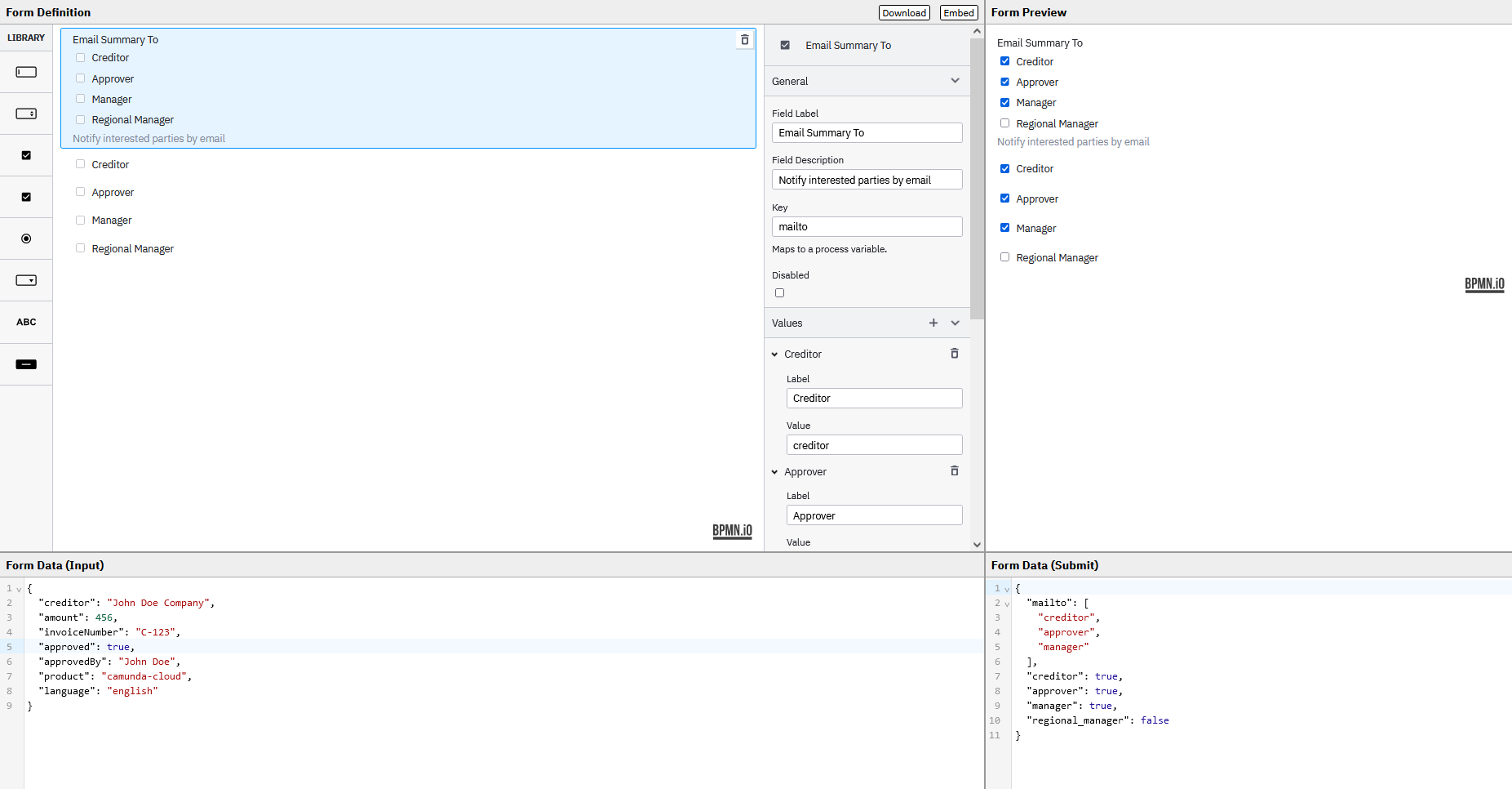 Support multi-select checkbox · Issue #196 · bpmn-io/form-js · GitHub