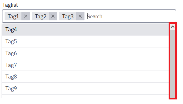 Cannot click the scrollbar on Taglist dropdown (dropdown component in general) · Issue #367 ...