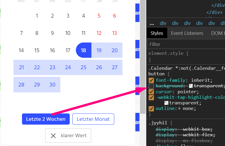 Remove styling for `(.Calendar__footer) button` · Issue #165 · Kiarash-Z/react-modern-calendar ...