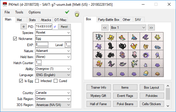 [Feature Request] Add check for Egg EXP · Issue #2083 · kwsch/PKHeX · GitHub