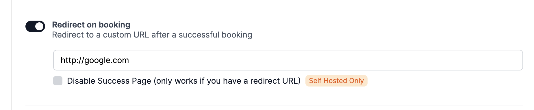 [CAL-340] Toggle to disable success page when success redirect is enabled · Issue #5446 · calcom ...