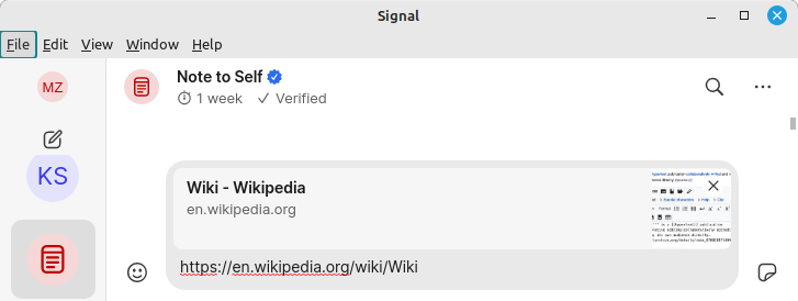 Signal 6.20.0: Preview of URLs not connecting (timeout) when composing ...