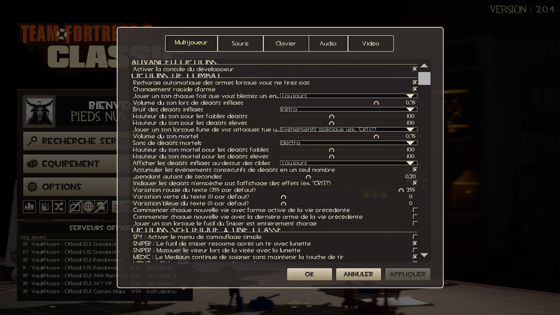 Title screen menu problems · Issue #116 · tf2classic/tf2classic-issue-tracker · GitHub