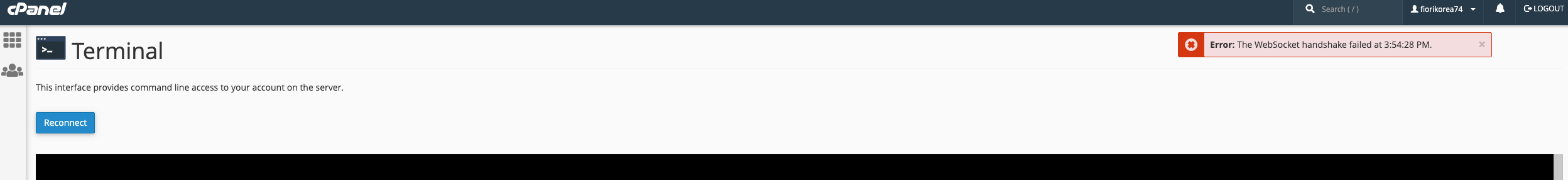 problem for accessing cpanel from https standard port and using the cpanel terminal web ...