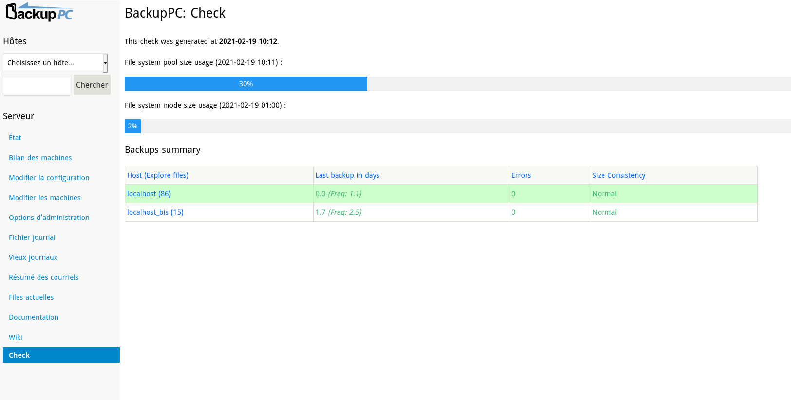 BackupPC-Check by heuzef · Pull Request #419 · backuppc/backuppc · GitHub