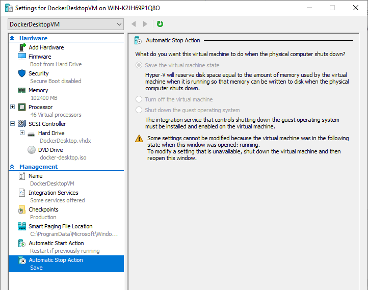 Docker for Windows fails to launch with a high memory allocation ...
