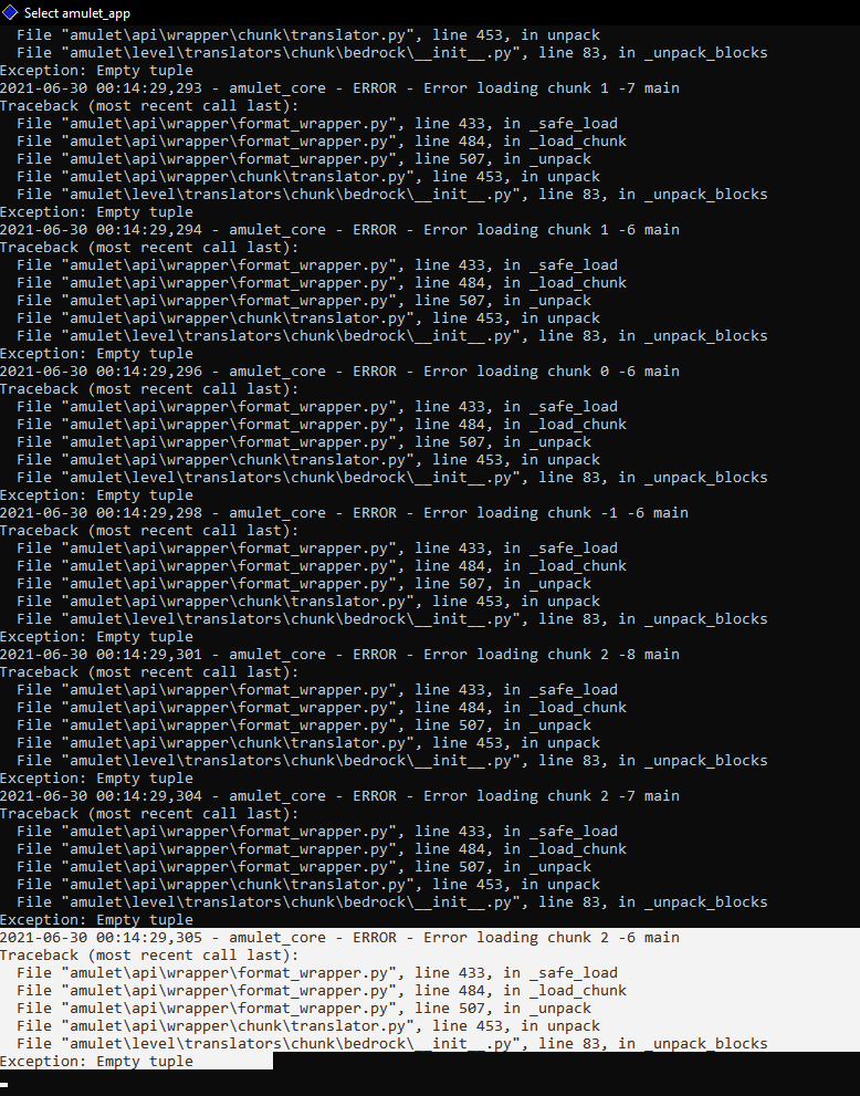 Error with importing an exported ingame mcstructure file. · Issue #356 ...