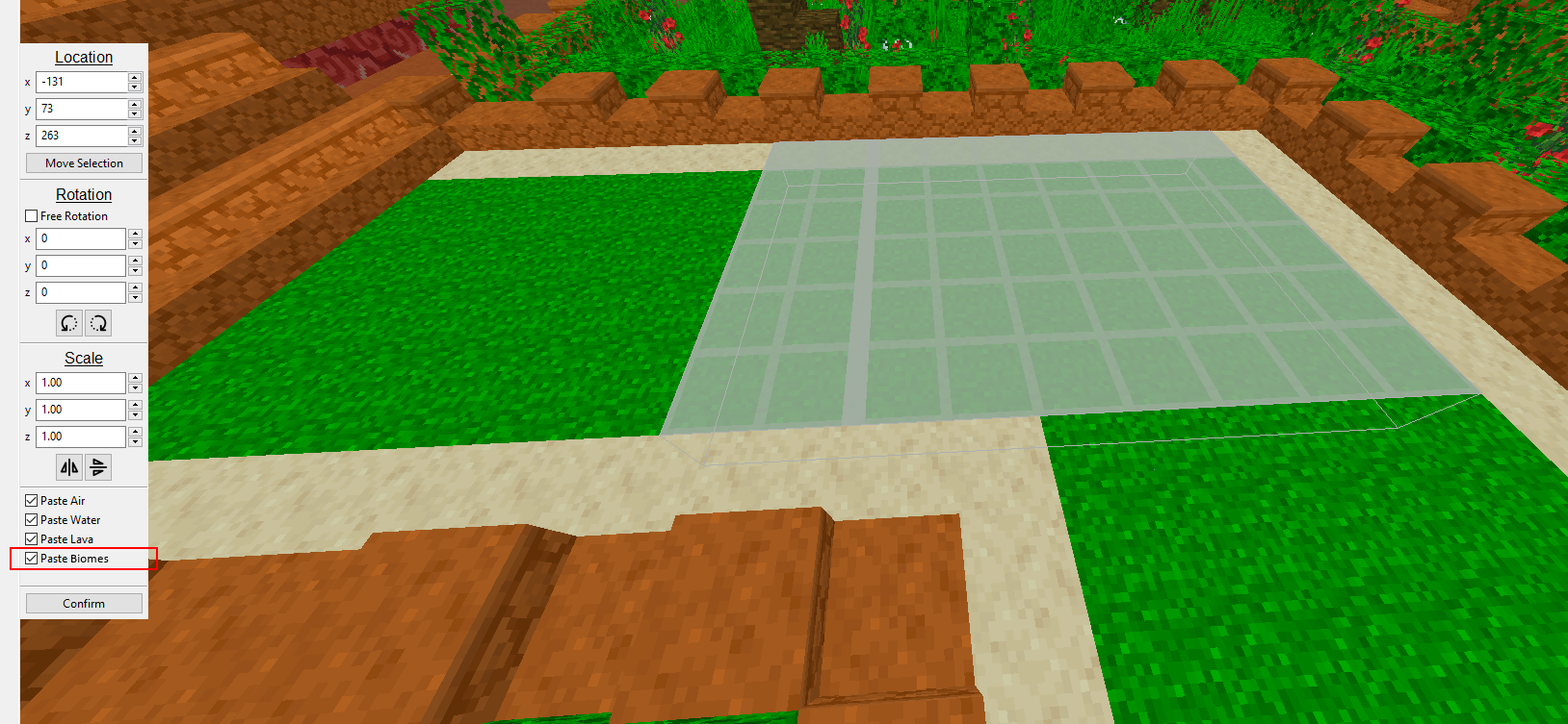 [Feature Request] Paste Biomes Checkbox · Issue #578 · Amulet-Team/Amulet-Map-Editor · GitHub