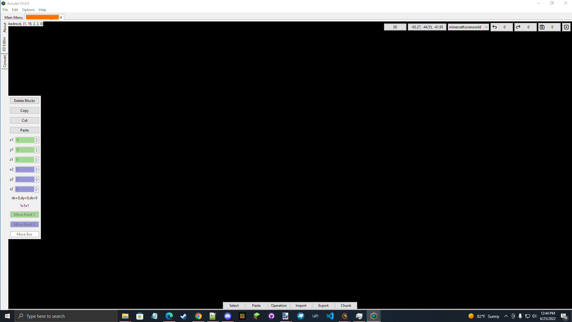 [Bug Report] Black screen error OpenGL.error.GLError · Issue #722 · Amulet-Team/Amulet-Map ...